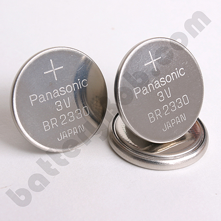 BR2330 Poly-carbonmonofluoride-Lithium. One Battery in Bag. 3 Volt ...